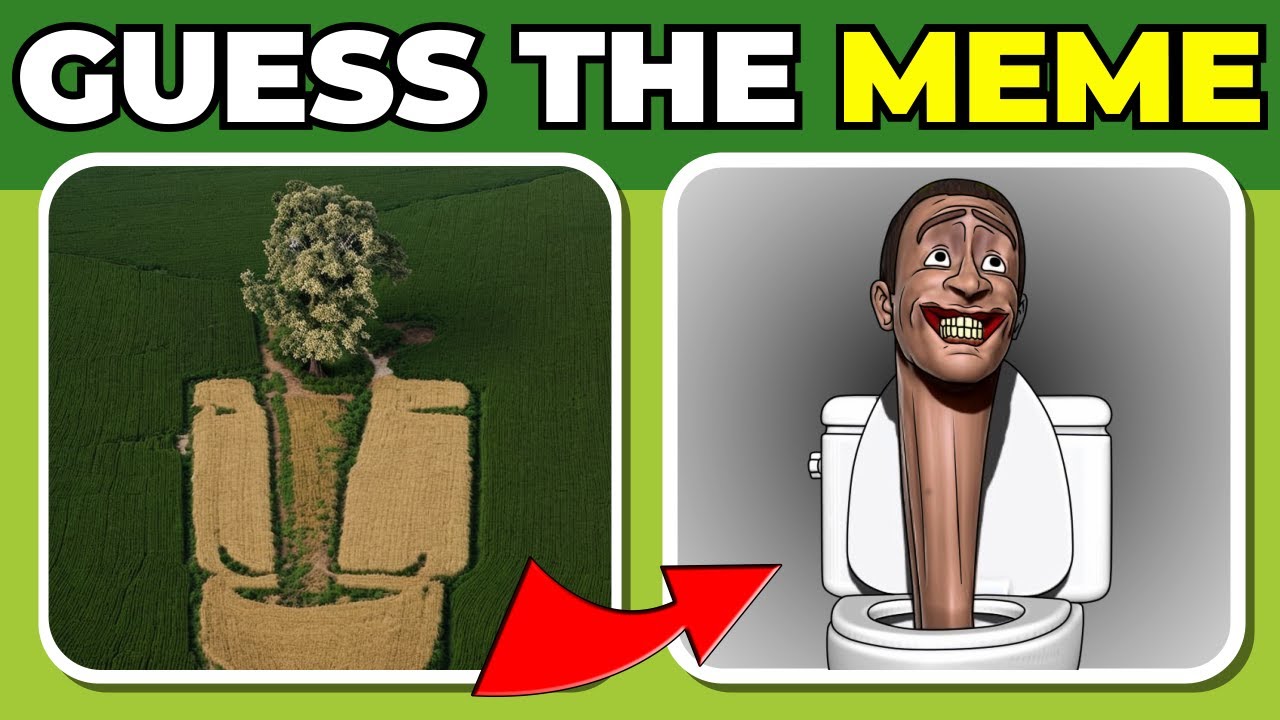 Guess The MEME by ILLUSION 🚽🐱🕺 | Squinting Your Eyes Challenge - YouTube