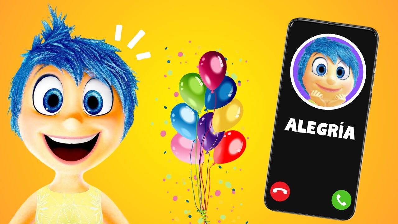 Llamada Increíble de La Alegría🥳💛Intensamente 2 😍 Que Personaje te ...