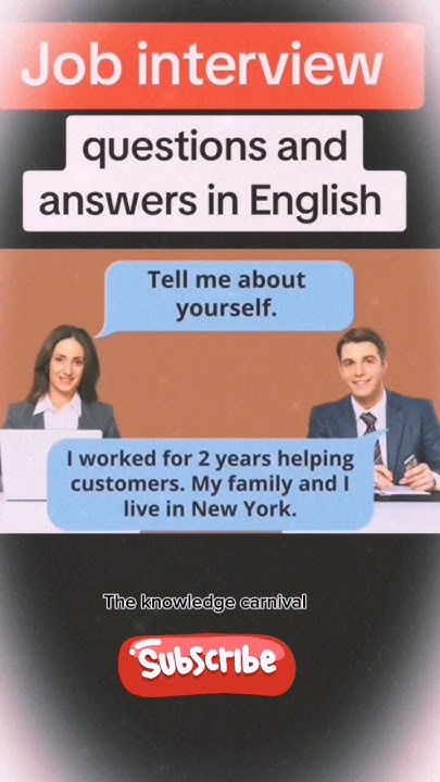 TOP INTERVIEW QUESTIONS & ANSWERS! (How to ANSWER COMMON INTERVIEW ...