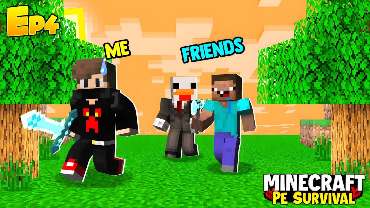My Friends And Me Were Having Fun Together || Minecraft Survival Series ...