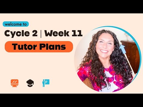 CC Cycle 2 Week 11 Tutor Plans - YouTube