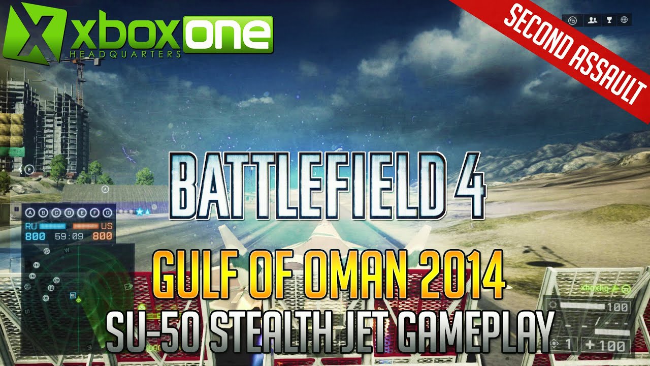 Battlefield 4 (BF4) Gulf Of Oman 2014 SU-50 Stealth Jet Gameplay HD ...