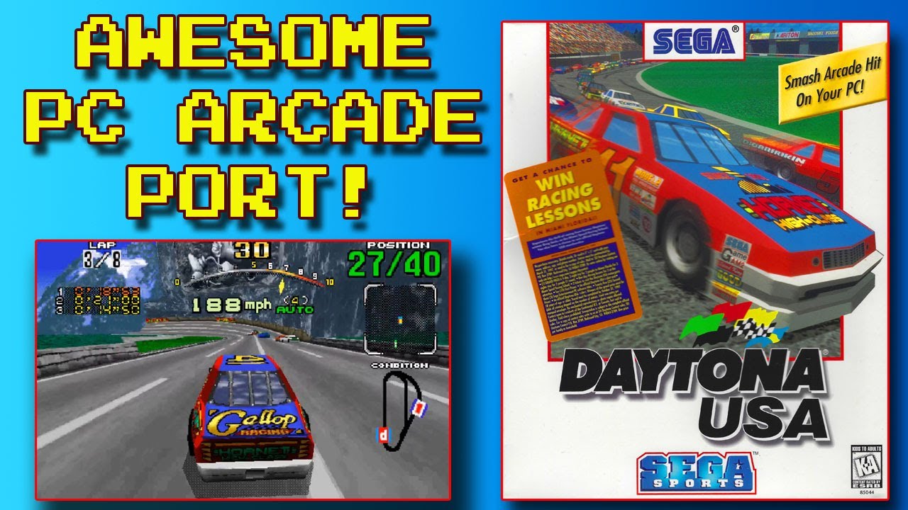 Daytona USA (Windows, 1996) - Unboxing and Gameplay! - YouTube
