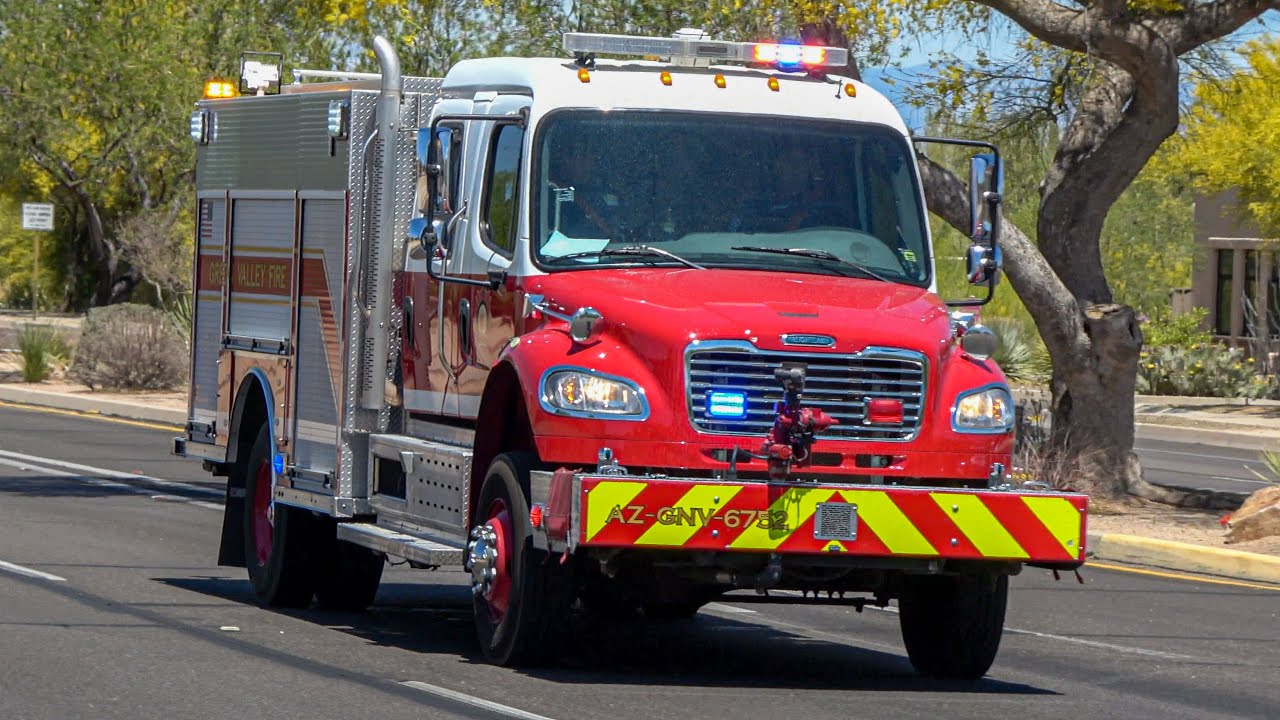 Rio Rico Fire Medic 523 & Santa Rita Fire Responding. - YouTube