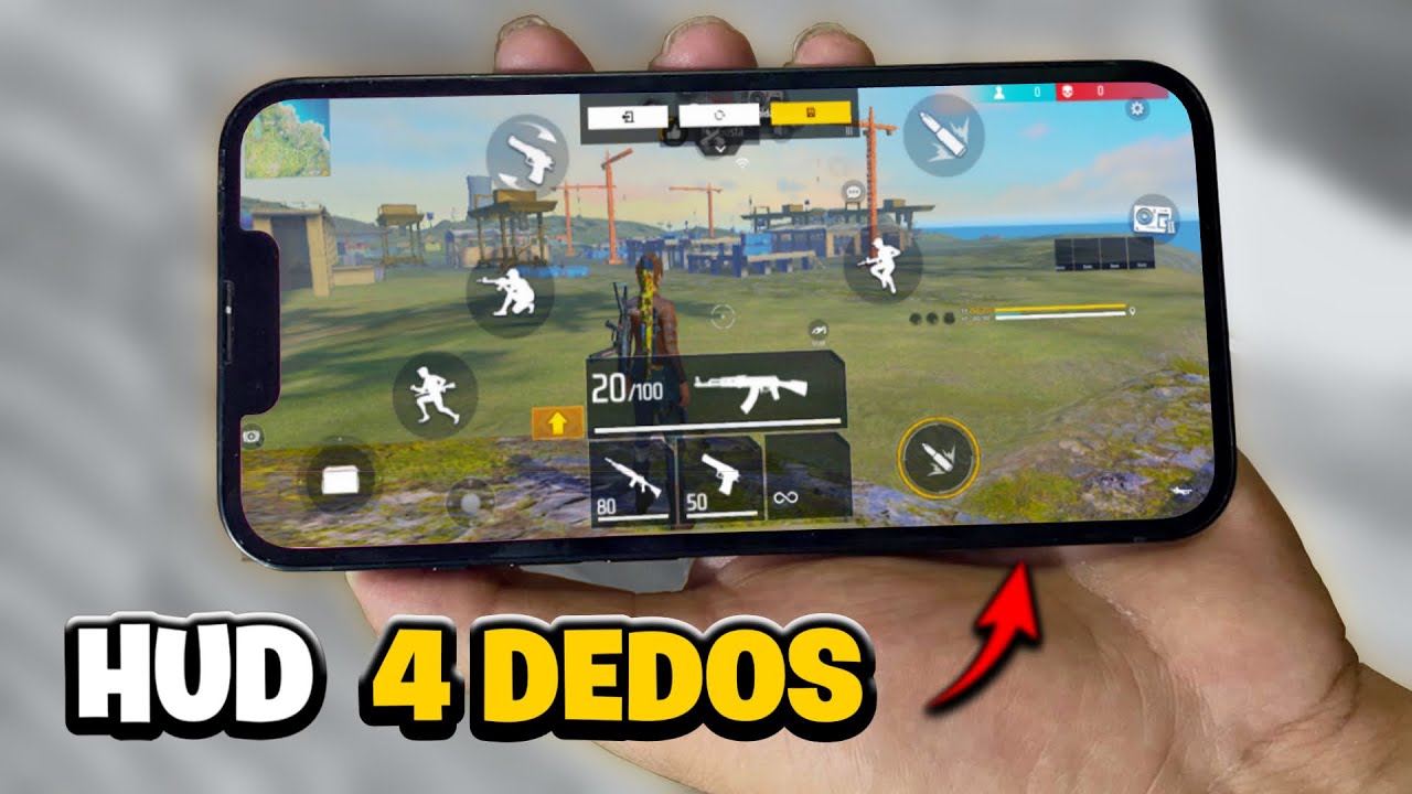El mejor custom HUD A 4 DEDOS | Más fácil de usar 📲 - YouTube