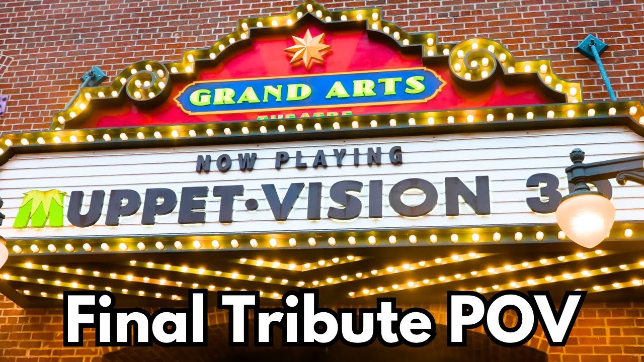 [4K] Muppet Vision 3D & Land Tour - Final Tribute Video - Disney's ...