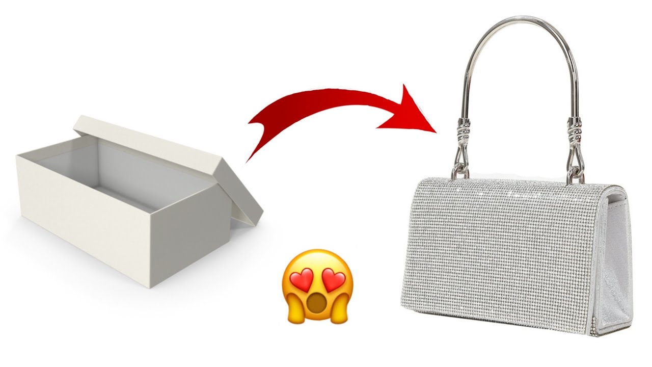 How to make a clutch making|empty box clutch making for girls 🌈💗 - YouTube