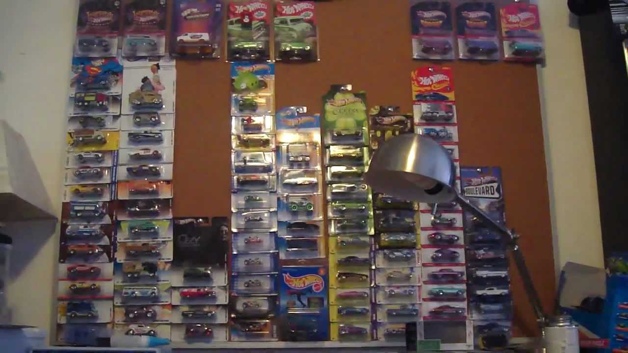 My New Hot Wheels Display Board - YouTube