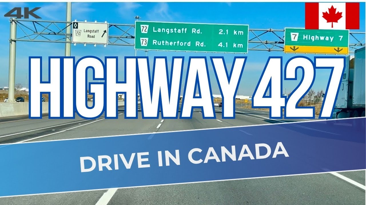 Drive on Highway 427 in Canada 🇨🇦 - YouTube