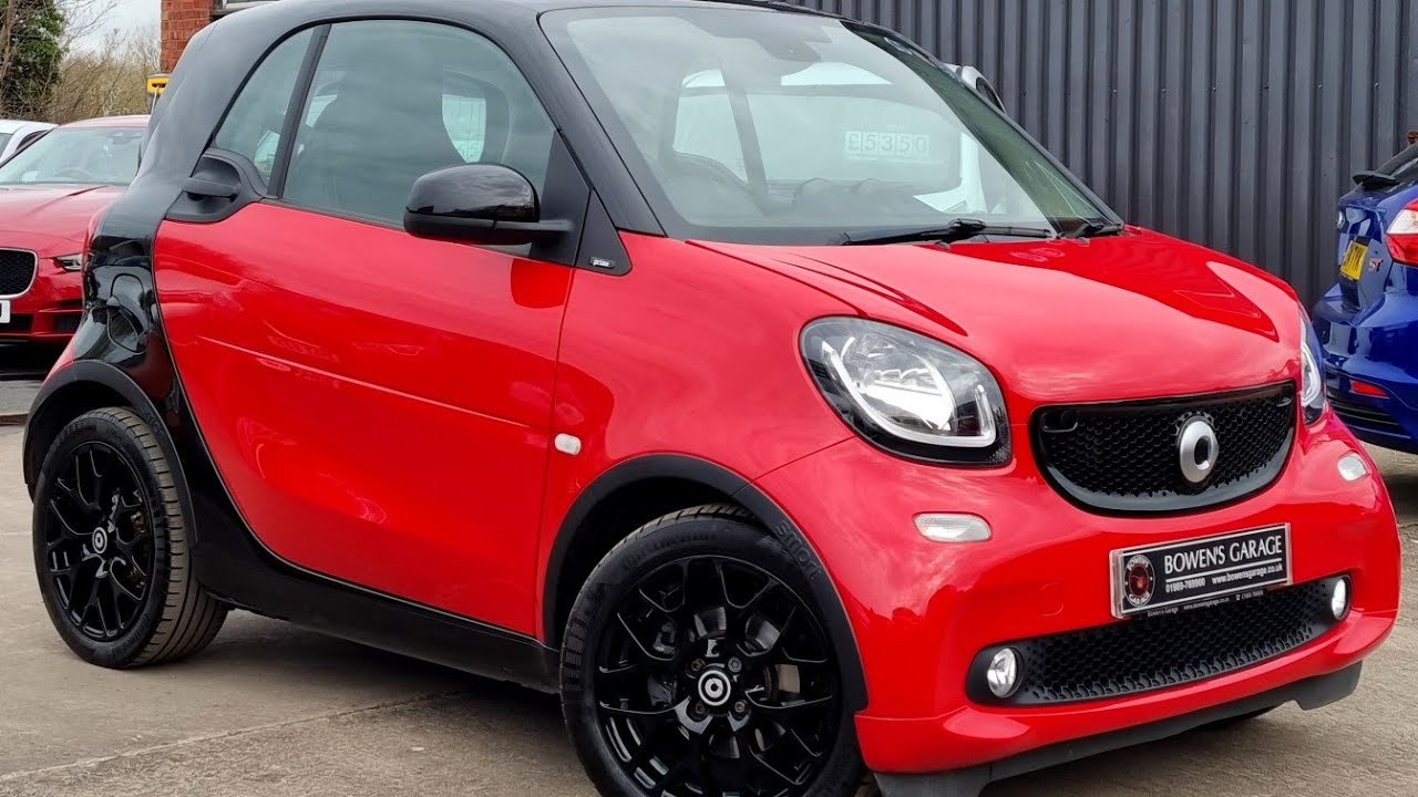 2019 (19) Smart Fortwo 0.9 T Prime Sport Premium Auto in Rally Red. 22k ...