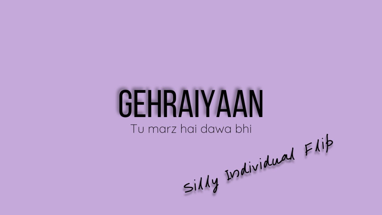 Gehraiyaan - Tu marz hai dawabhi (Silly Individual Remix) | Amazon ...