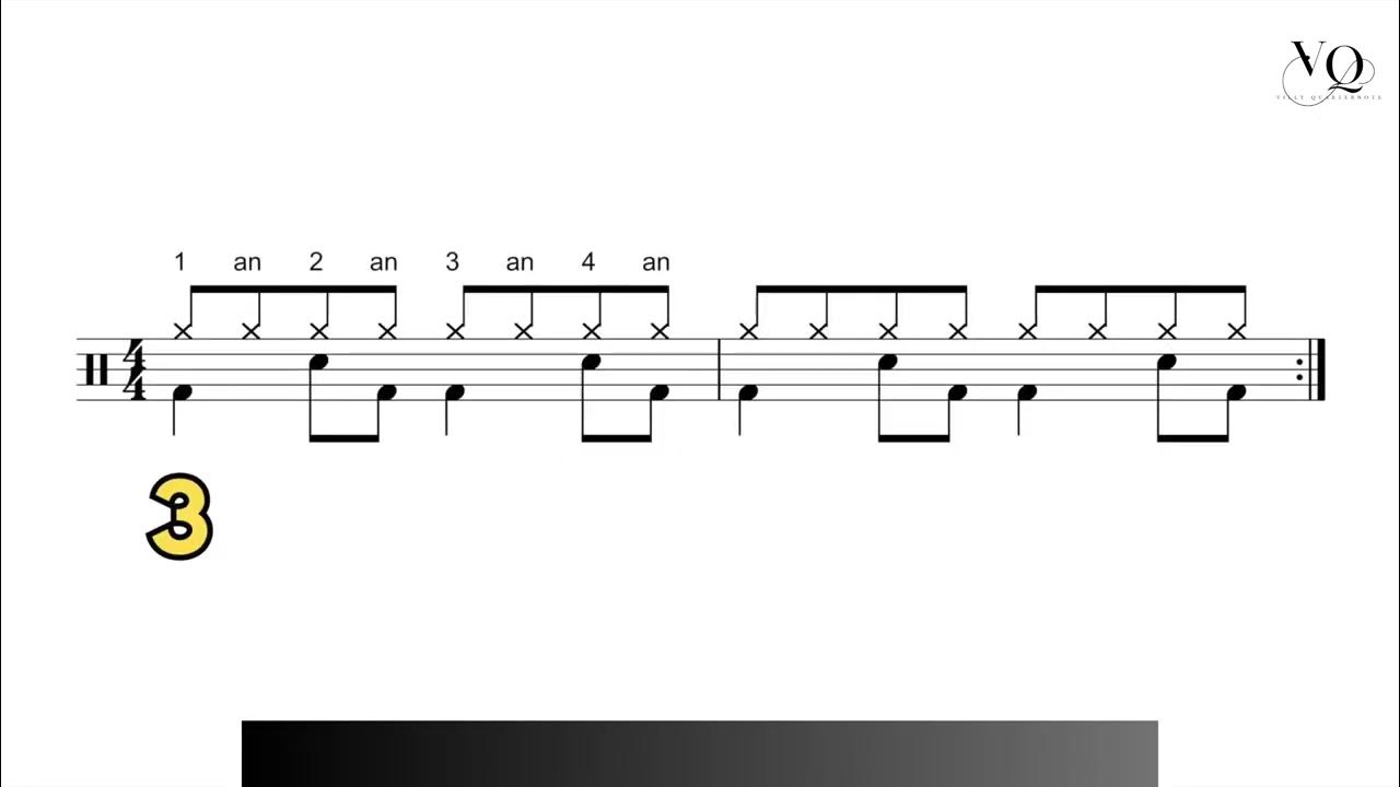 Lesson 11: Bass & Snare Variations in Eighth-Note Time! 🥁, Drum Lessons for Beginners, # ...