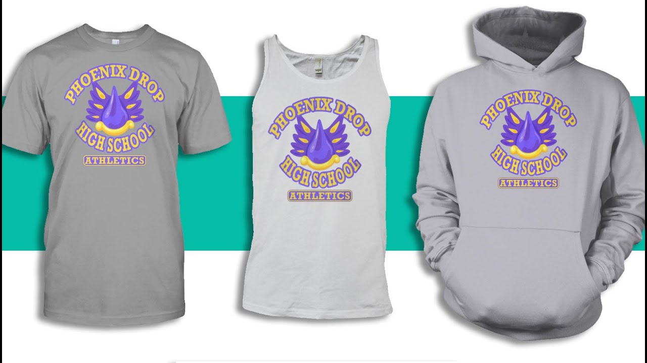 Aphmau's Official Phoenix Drop High Gym T-Shirt - YouTube