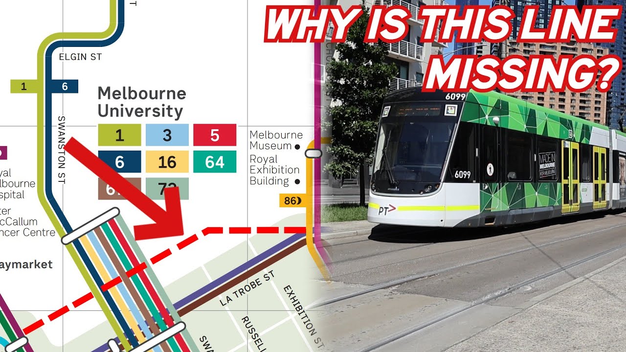 The Missing Link in Melbourne's Tram Network - YouTube