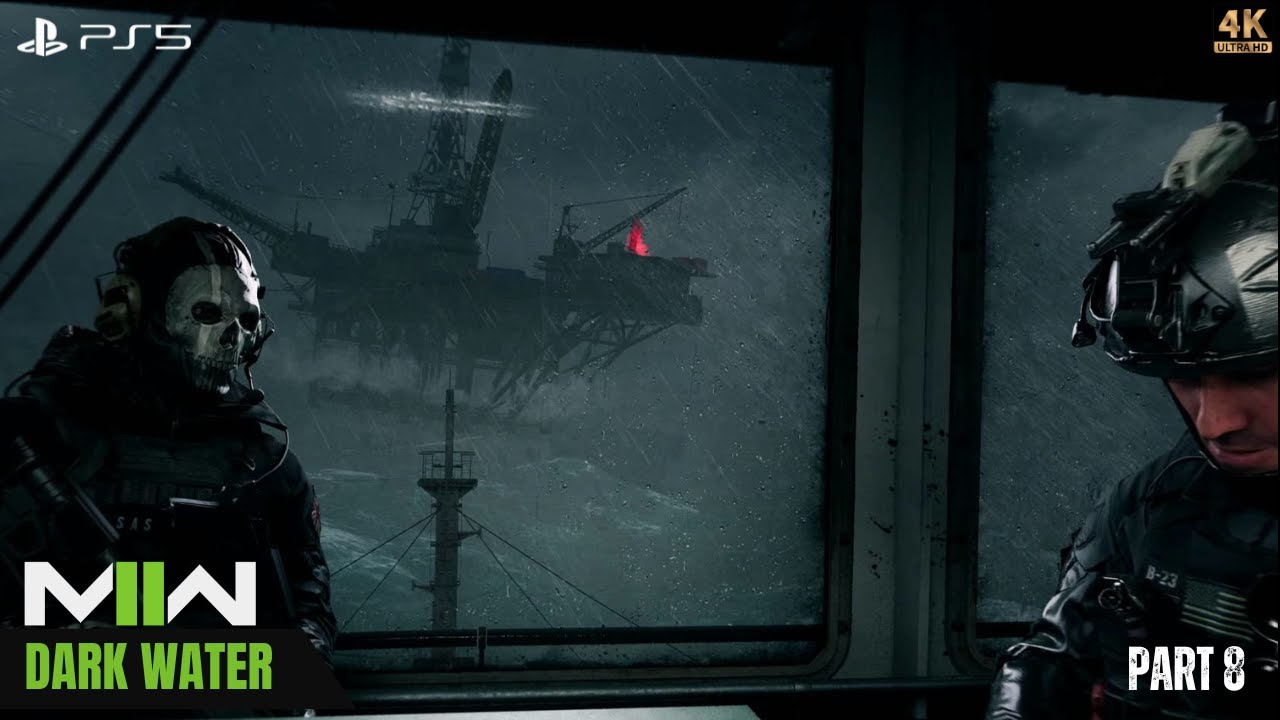 COD MW2 "Dark Water" Mission Walkthrough - (Watch shooting action in 4k ...