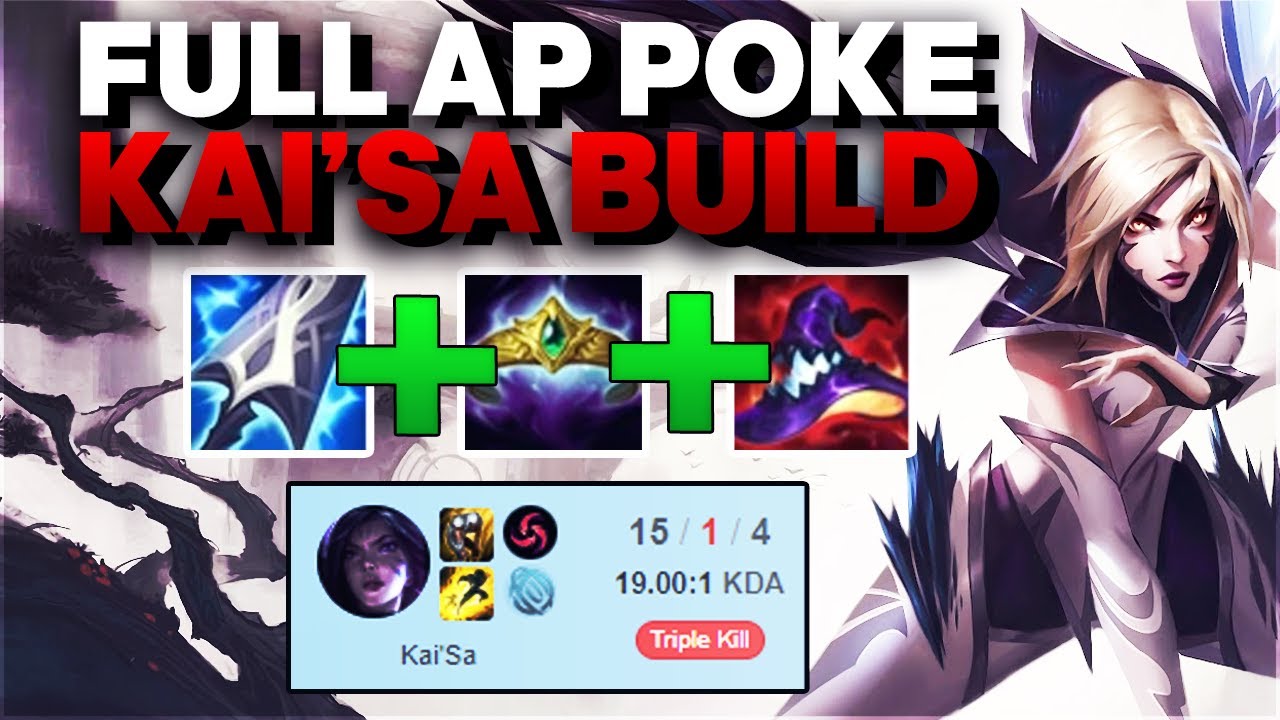 Dominate with Kai'Sa's Buffed Full AP Poke Build! - Kai'Sa ADC Gameplay ...