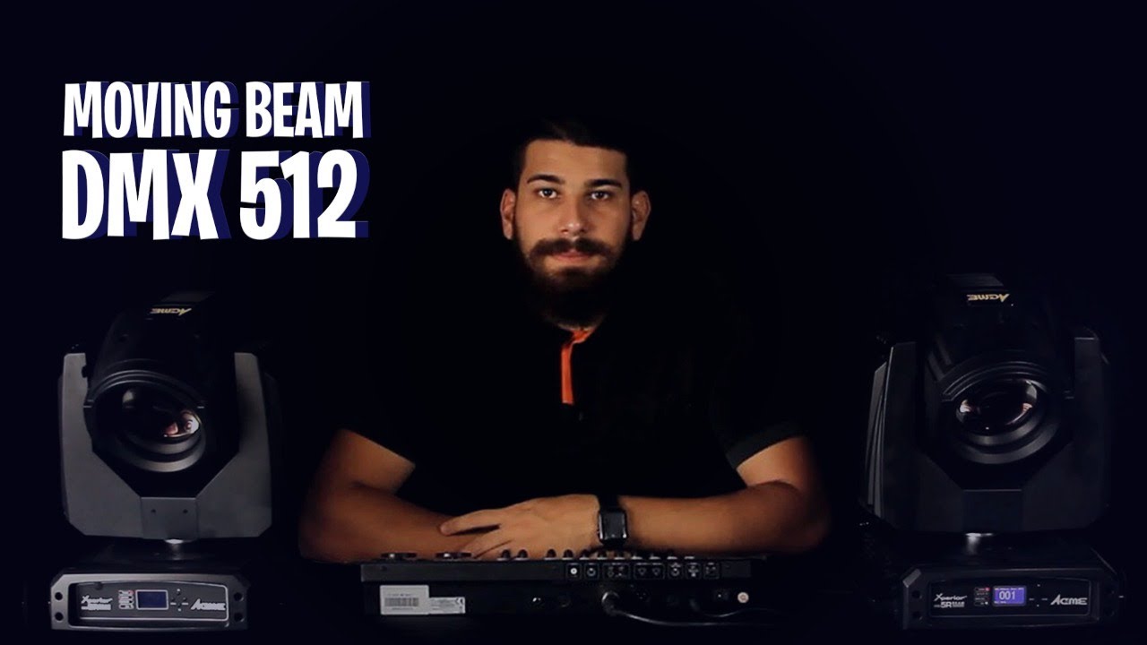 COMO USAR MOVING NA DMX 512 - TUTORIAL - YouTube
