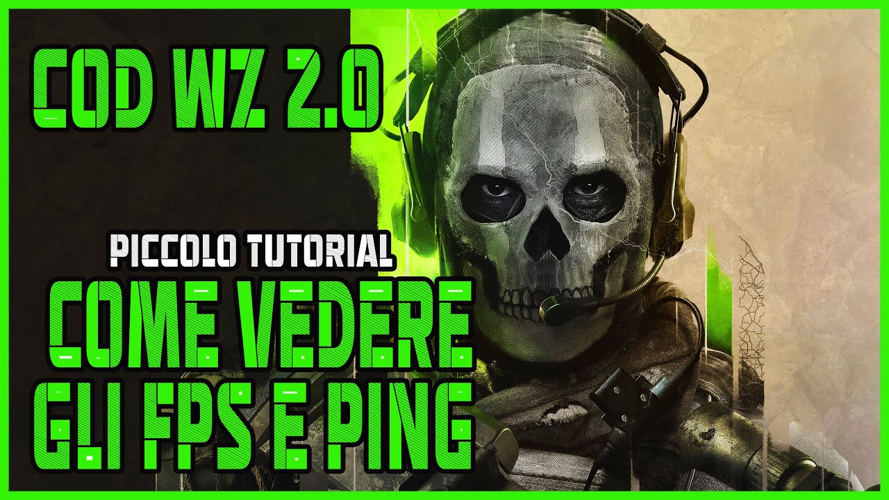COME VEDERE GLI FPS,PING,LATENZA E MOLTO ALTRO SU COD WARZONE 2.0 - TUTORIAL ITA - YouTube