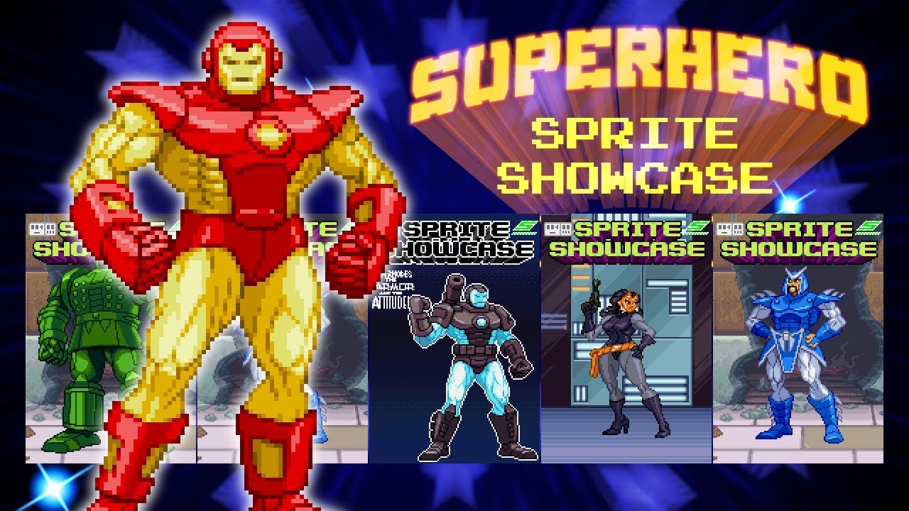 Superhero Sprite Showcase: Iron Man 2025 - YouTube