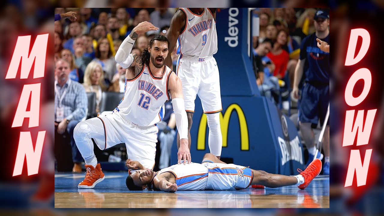 NBA "MAN DOWN" MOMENTS - YouTube