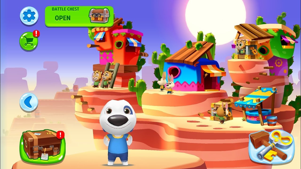 Talking Tom Splash Force & Talking Tom Friends -rocket attack. # ...