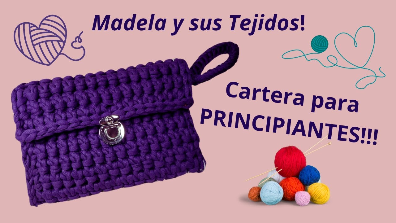 Cartera a crochet para principiantes! - YouTube
