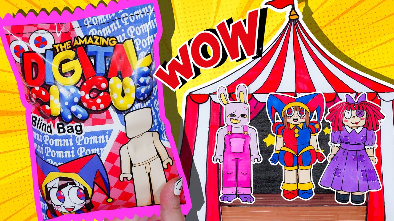 [Paper Diy] BLIND BAG Unboxing The Amazing DIGITAL CIRCUS // ASMR by ...