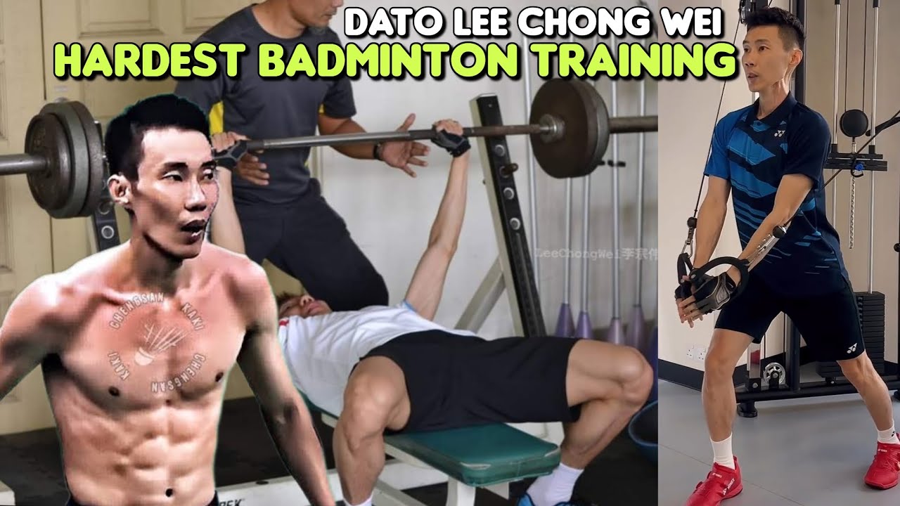 Lee chong wei badminton training compilation 🇲🇾 🌟💪 - YouTube