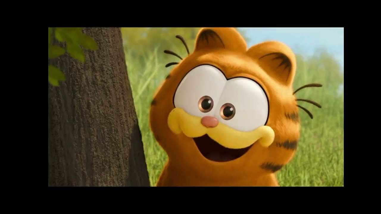 Garfield conoce a Otto Garfield fuera de casa clip en español latino ...