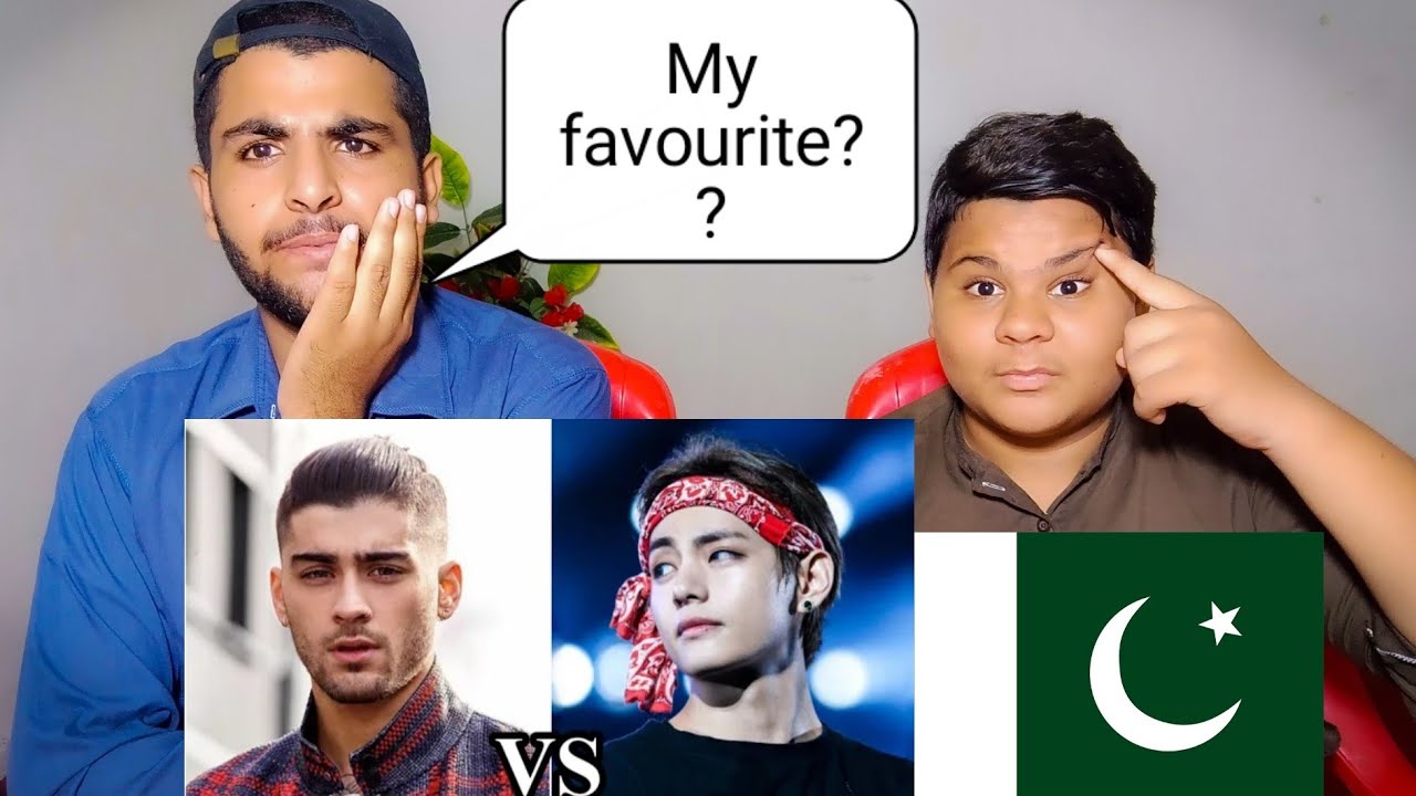 Pakistan Reaction | BTS V ( Kim Taehyung ) VS Zayn Malik comparison ...
