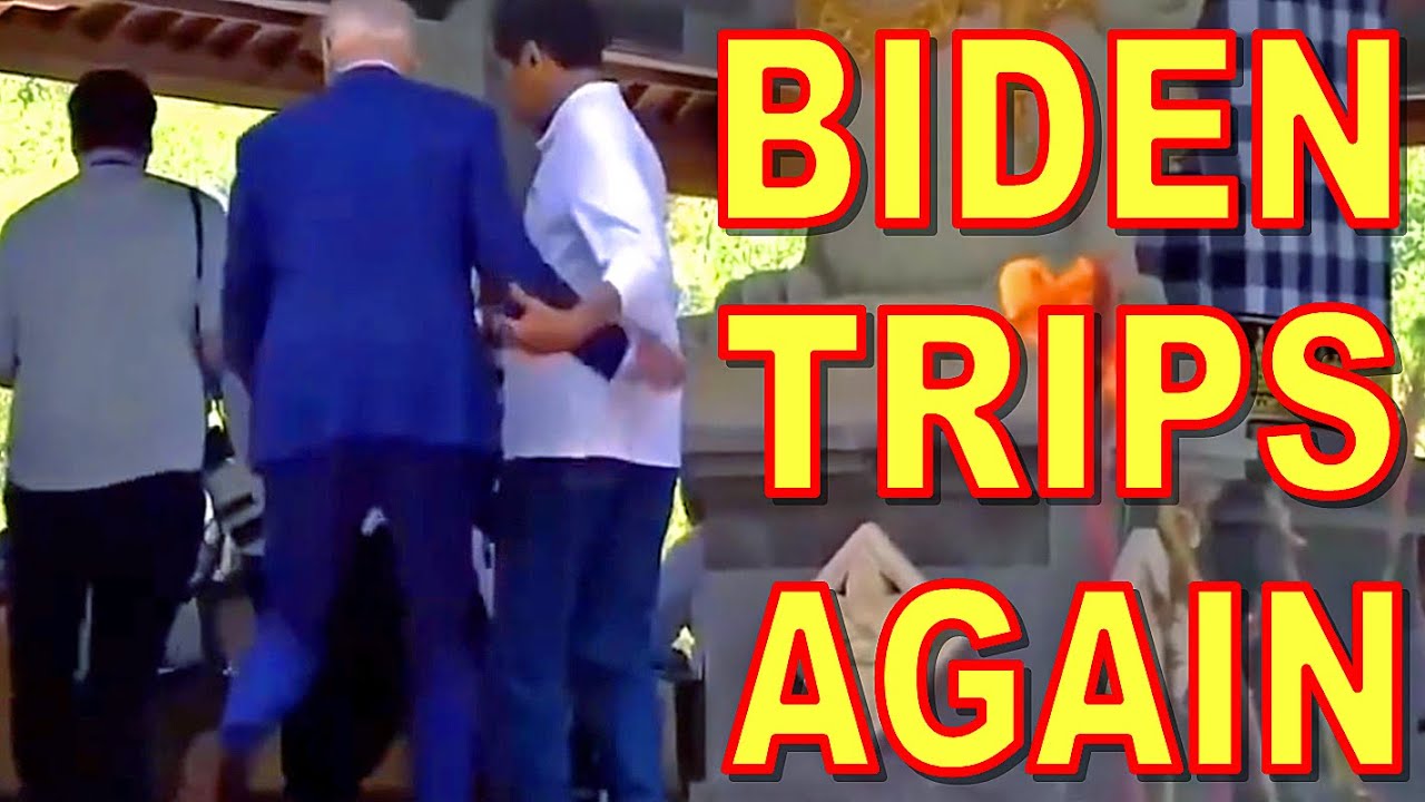 Biden TRIPS Again and MEDIA Hides It..... - YouTube