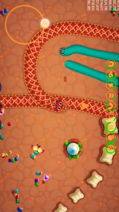 Wormszone biggest snake shorts video magic gameplay saamp wala game #gaming #wormszone #babygirl ...