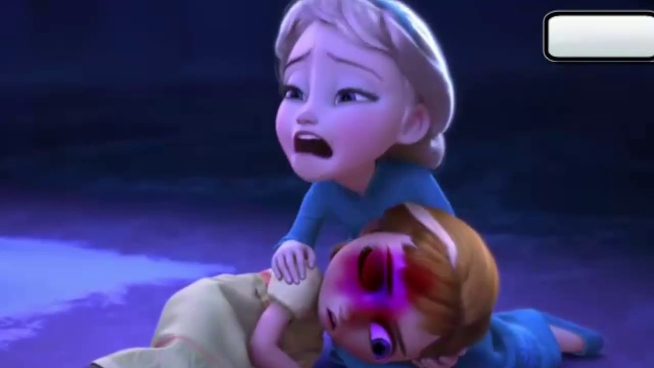 Frozen: Anna se muere y Elsa dice una mala palabra xd - YouTube