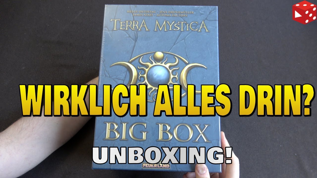 Unboxing: Terra Mystica Big Box 2022 - Grundspiel + Feuer & Eis + Die ...