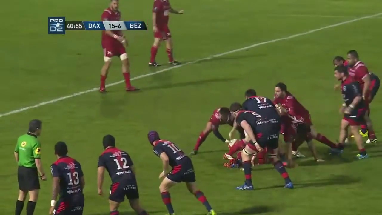 Jamie Swanson Rugby Highlights US Dax (2016-2017) - YouTube