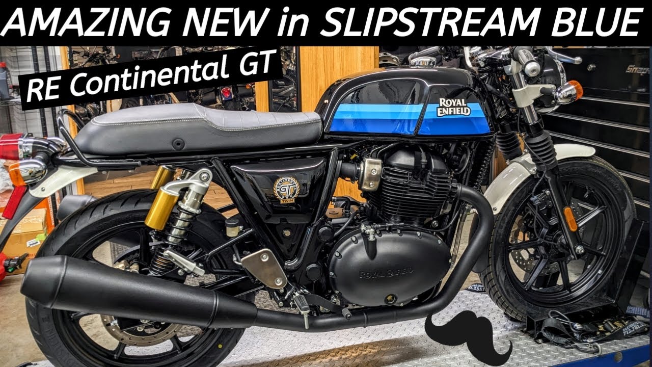 Royal Enfield's All New Continental GT in Slipstream Blue - Wahoo ...