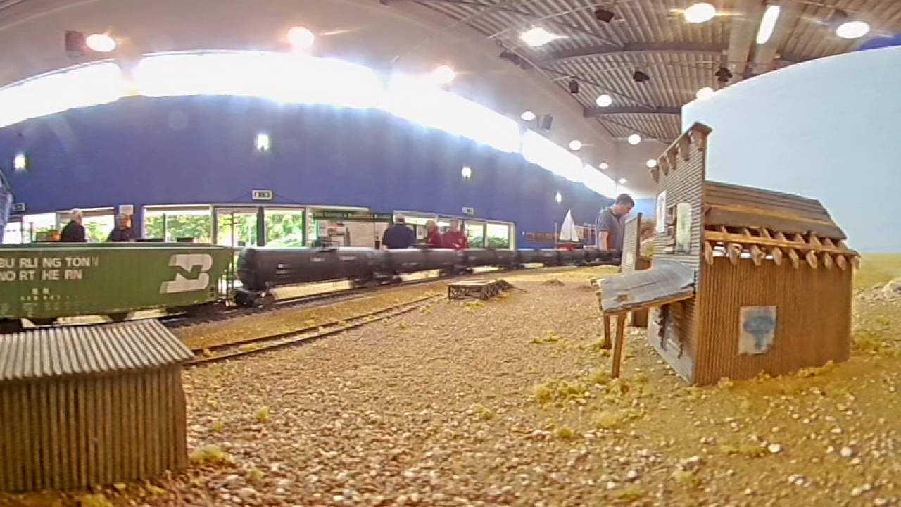 Gosport Model Railroad Club, N scale modular layout - 360 Video 2 - YouTube