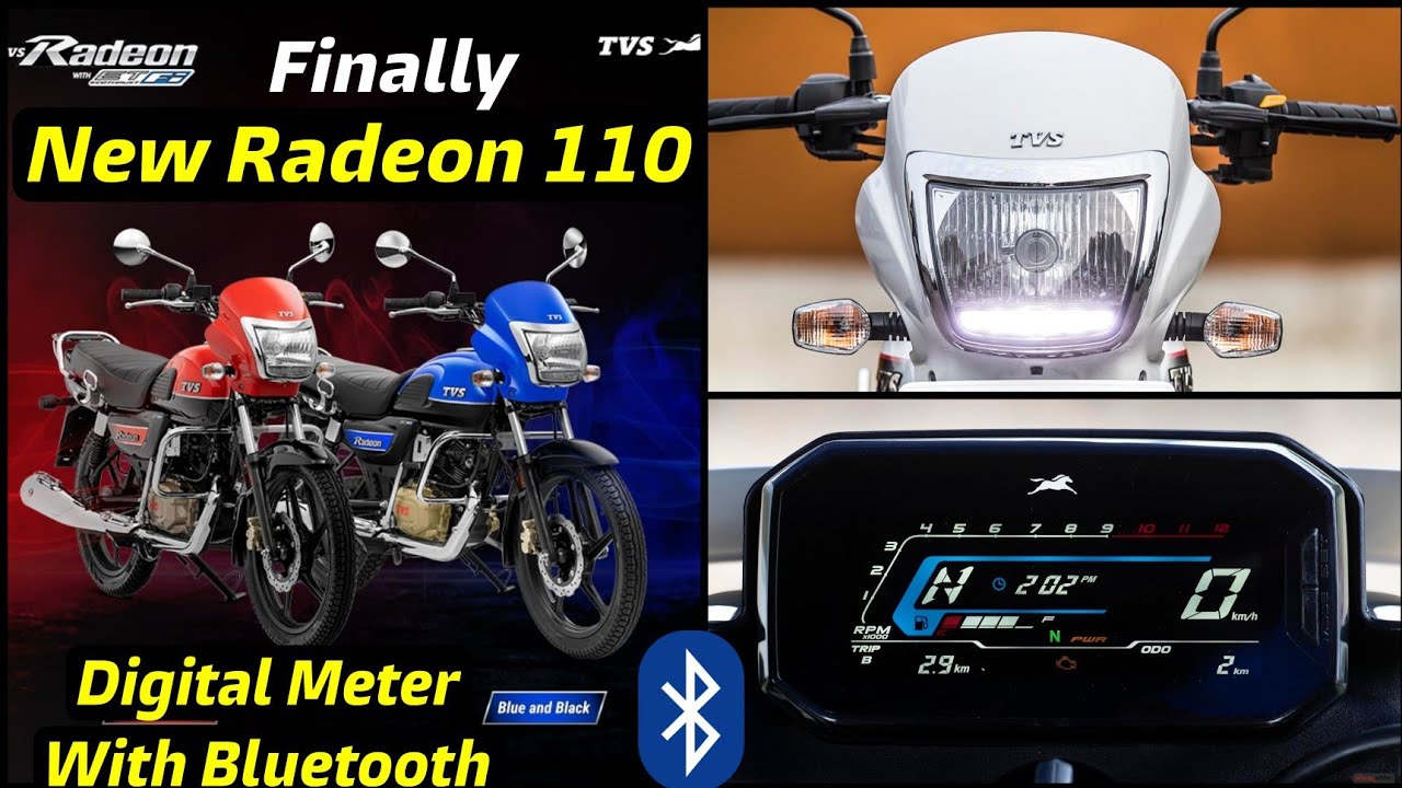 Finally TVS Radeon 110 New Model is Here 🔥 Digital Meter With Xconnect ...