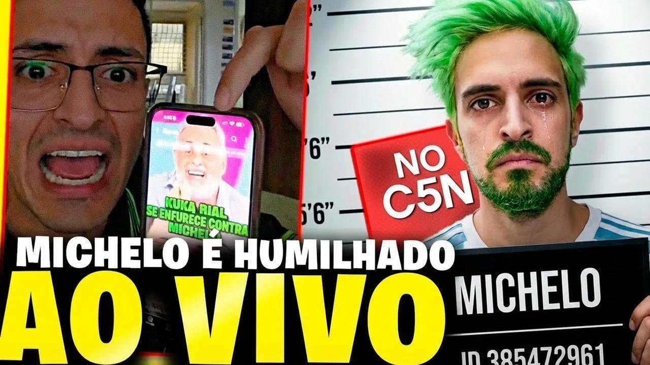 Michelô é zoado ao vivo na TV argentina! Passou vergonha em rede ...