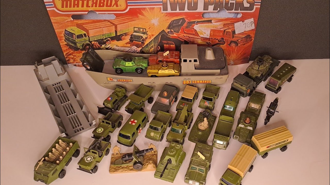 Matchbox Superfast Military Range 1970s - YouTube