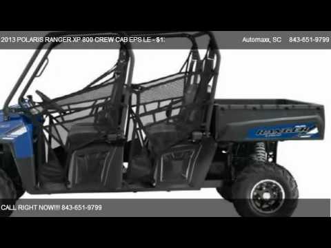 2013 POLARIS RANGER XP 800 CREW CAB EPS LE EPS LE 4X4 - for sale in ...