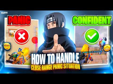 How To Handle Close Range 1v4 Panic Like A Pro In BGMI 💥(70/20/10 Rule)