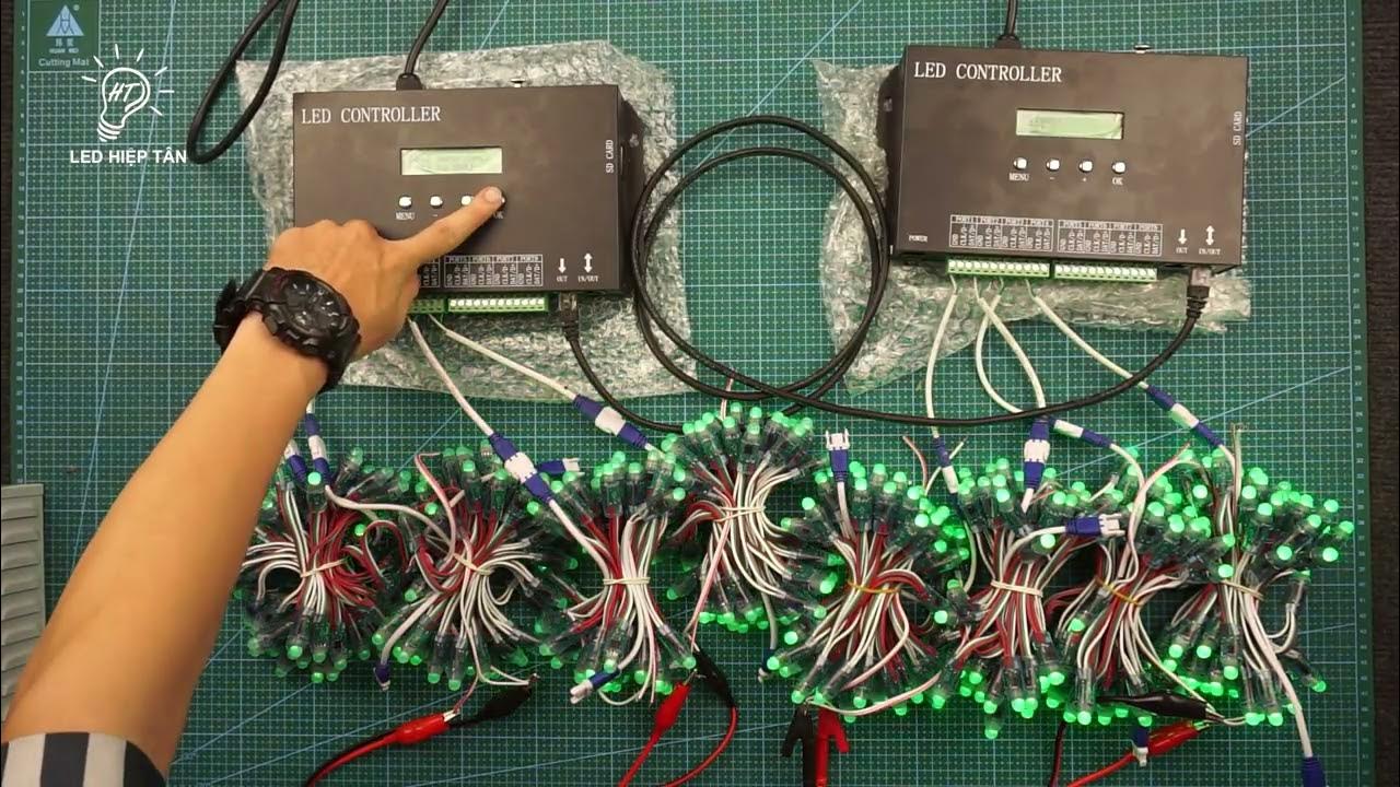 Hướng dẫn sử dụng mạch online + offline H807SA điều khiển LED F8 1903, 8206, 1916, 16703 ...