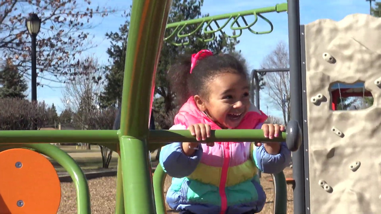 🔆 KIDS Outdoor Playground Fun for ALL New Park - YouTube