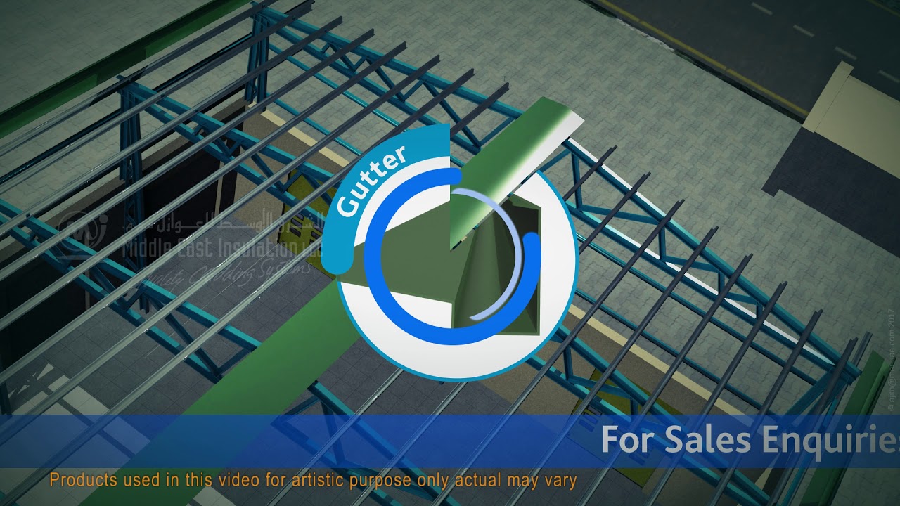 3D Animated Roofing & Wall Cladding Video with Sandwich Panel - YouTube