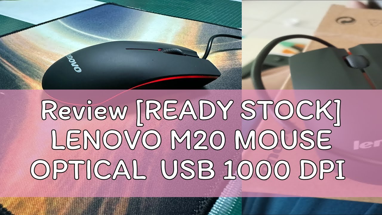 Review [READY STOCK] LENOVO M20 MOUSE OPTICAL USB 1000 DPI WIRED MINI ...