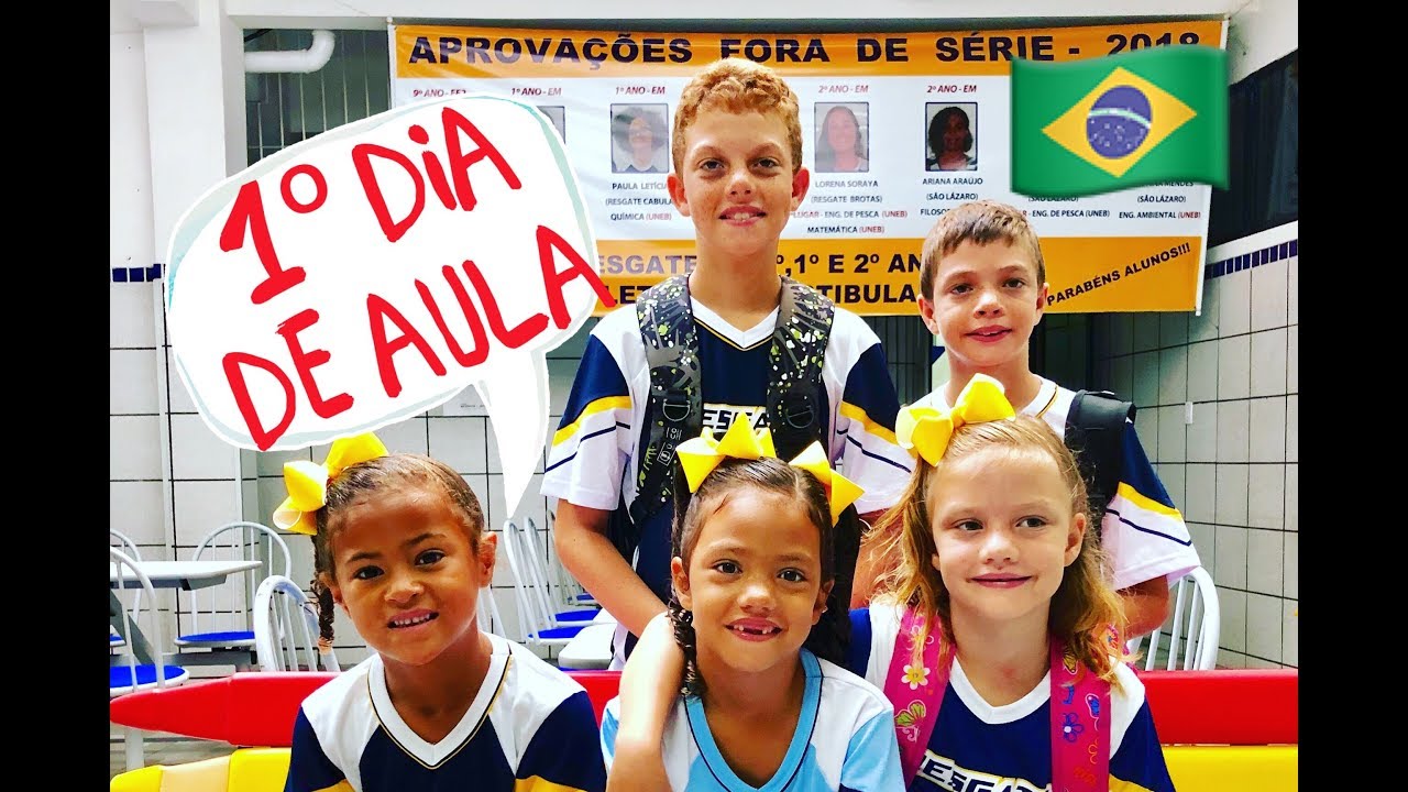 First Day of School in Brazil - YouTube
