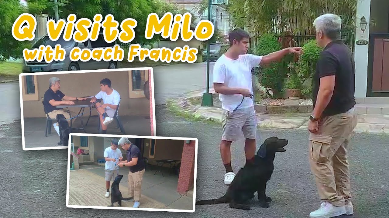 Q VISITS MILO WITH COACH FRANCIS | CANDY AND QUENTIN | OUR SPECIAL LOVE ...