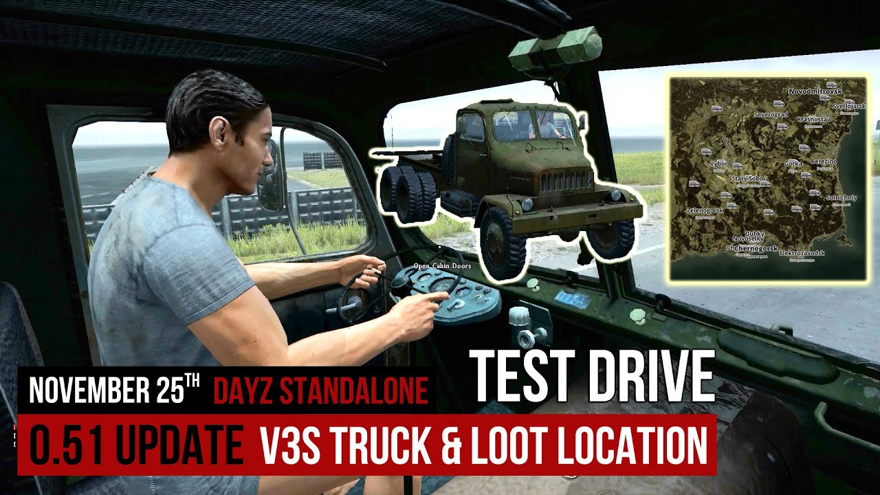 V3S TRUCK SHOWCASE «DayZ Standalone» Update 0.51 Vehicle Test Drive V3S ...