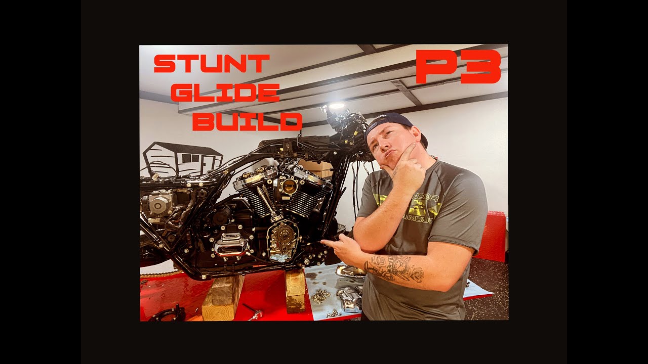 HARLEY DAVIDSON STUNT GLIDE BUILD P2 - YouTube